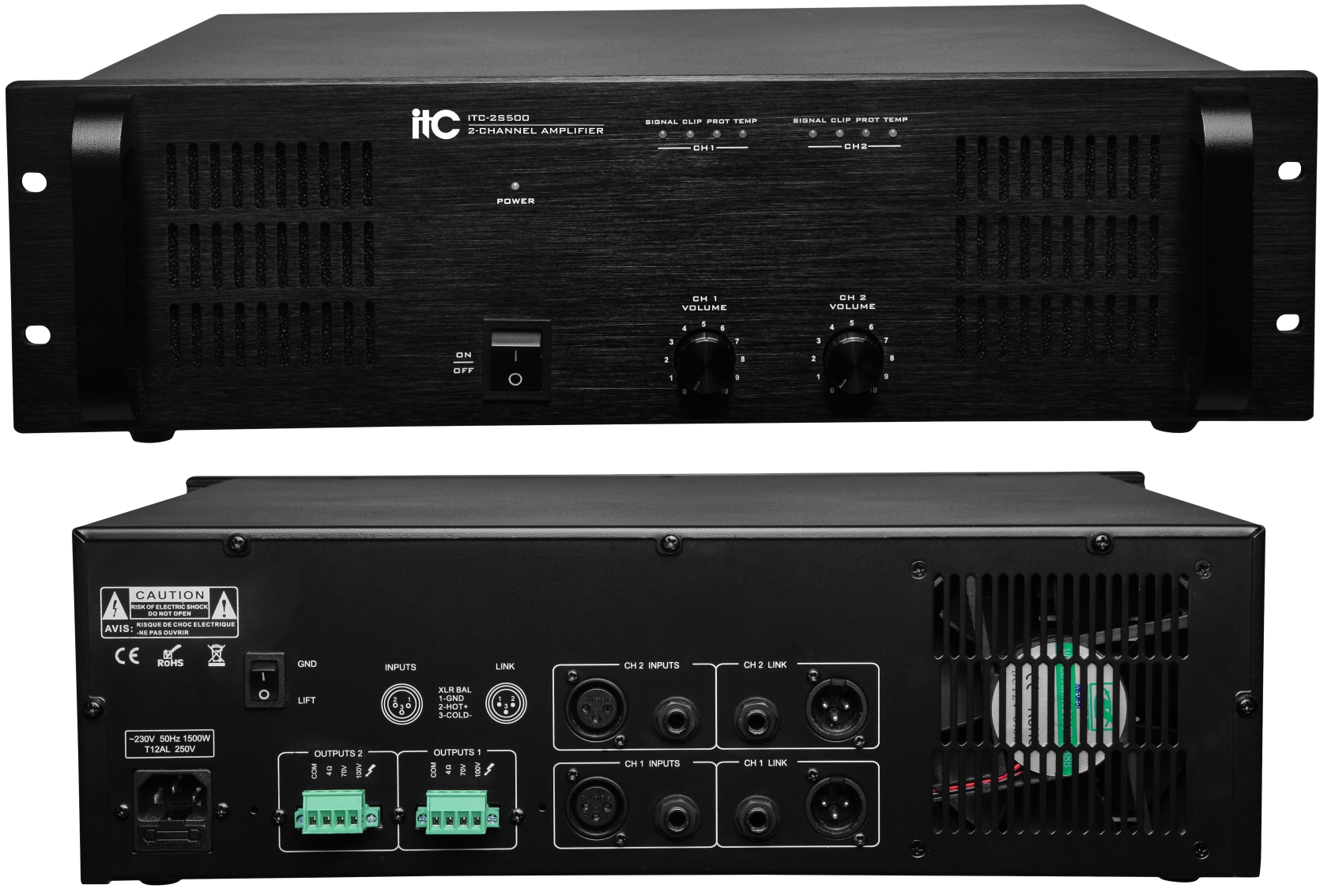 T-2240DSA 2-Channel Power Amplifier
