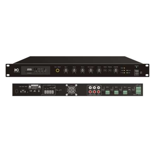 TI-120DTB / TI-240DTB / TI-350DTB / TI-500DTB 5 Zones Digital Mixer ...