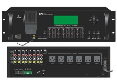 T-8000 8x8 Audio Matrix & Paging Controller