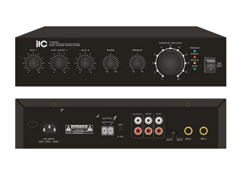 T-60D/ T-120D/ T-240D/ T-350D/ T-500D Mixer Digital Amplifier(Phone ...