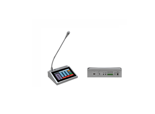 TF-20267A Desktop Intercom Paging Microphone with 7-inch Touch Screen
